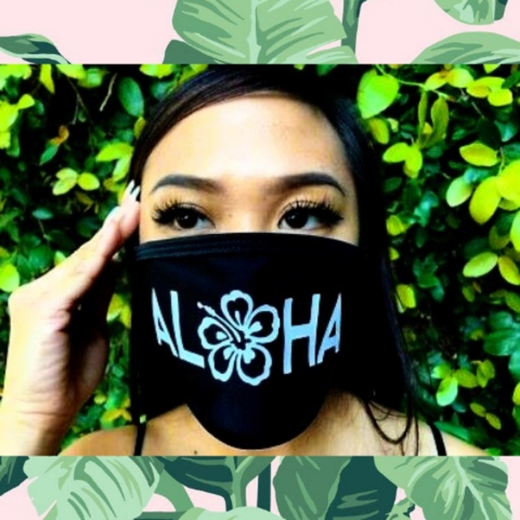 no brand | Accessories | Handmade Hawaiian Aloha Face Mask | Poshmark